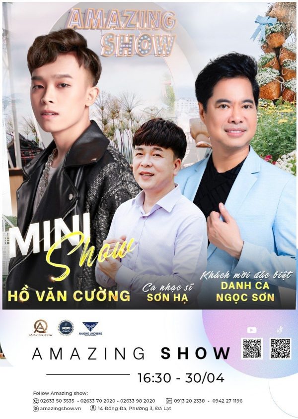 Đặt vé Liveshow Amazing Show Đà Lạt - Da Lat Services